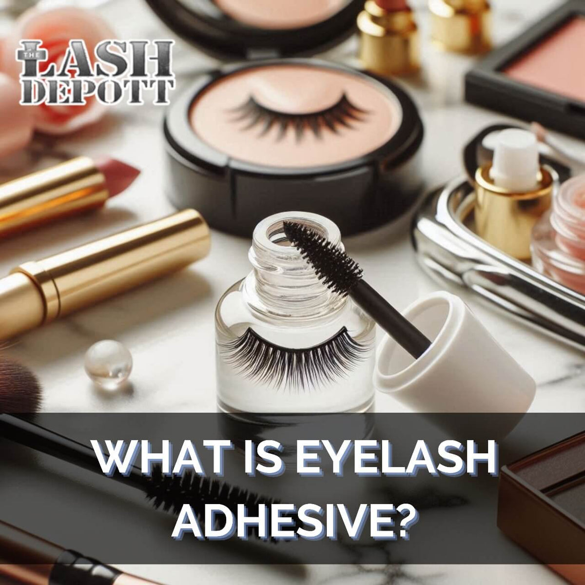 WHAT IS EYELASH ADHESIVE? – The Lash Depott